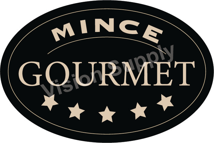 60x40mm Meat Labels Mince Gourmet - 500 Per Roll — Vision Supply Australia