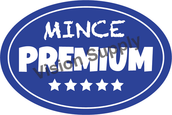 60x40mm Meat label Mince premium , 500 per roll, 25 core — Vision ...