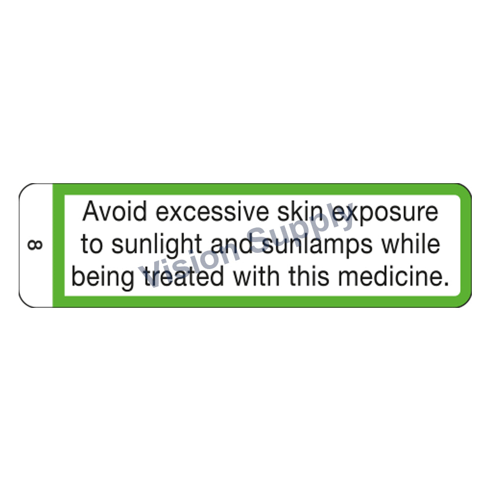 PSA Label No.8 -1000 Labels — Vision Supply Australia