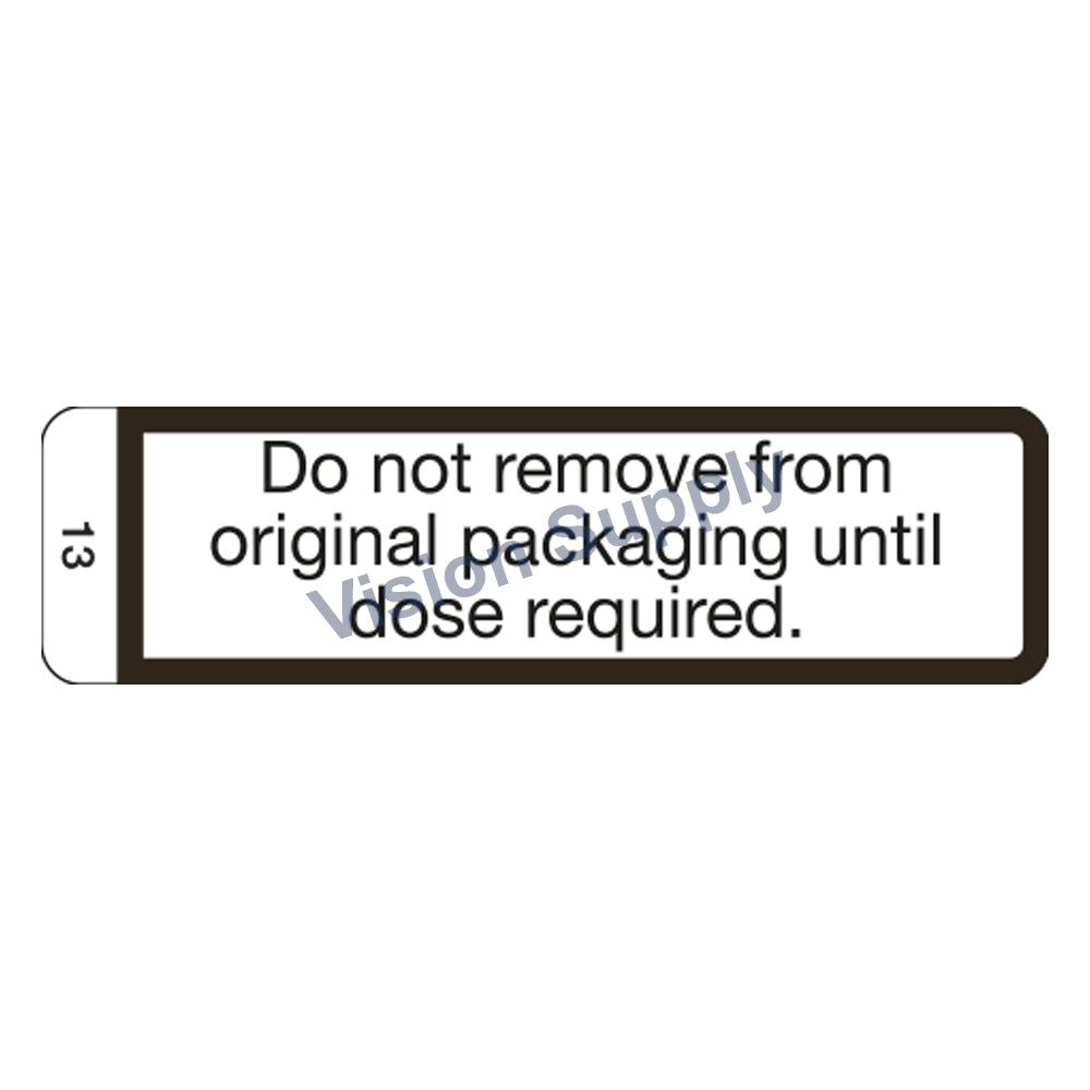 PSA Label No.13 -1000 Labels — Vision Supply Australia